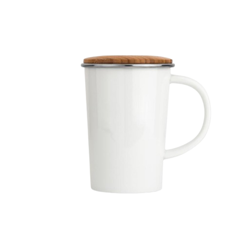 Theemok wit met filter - Coffee And Tea Brokers